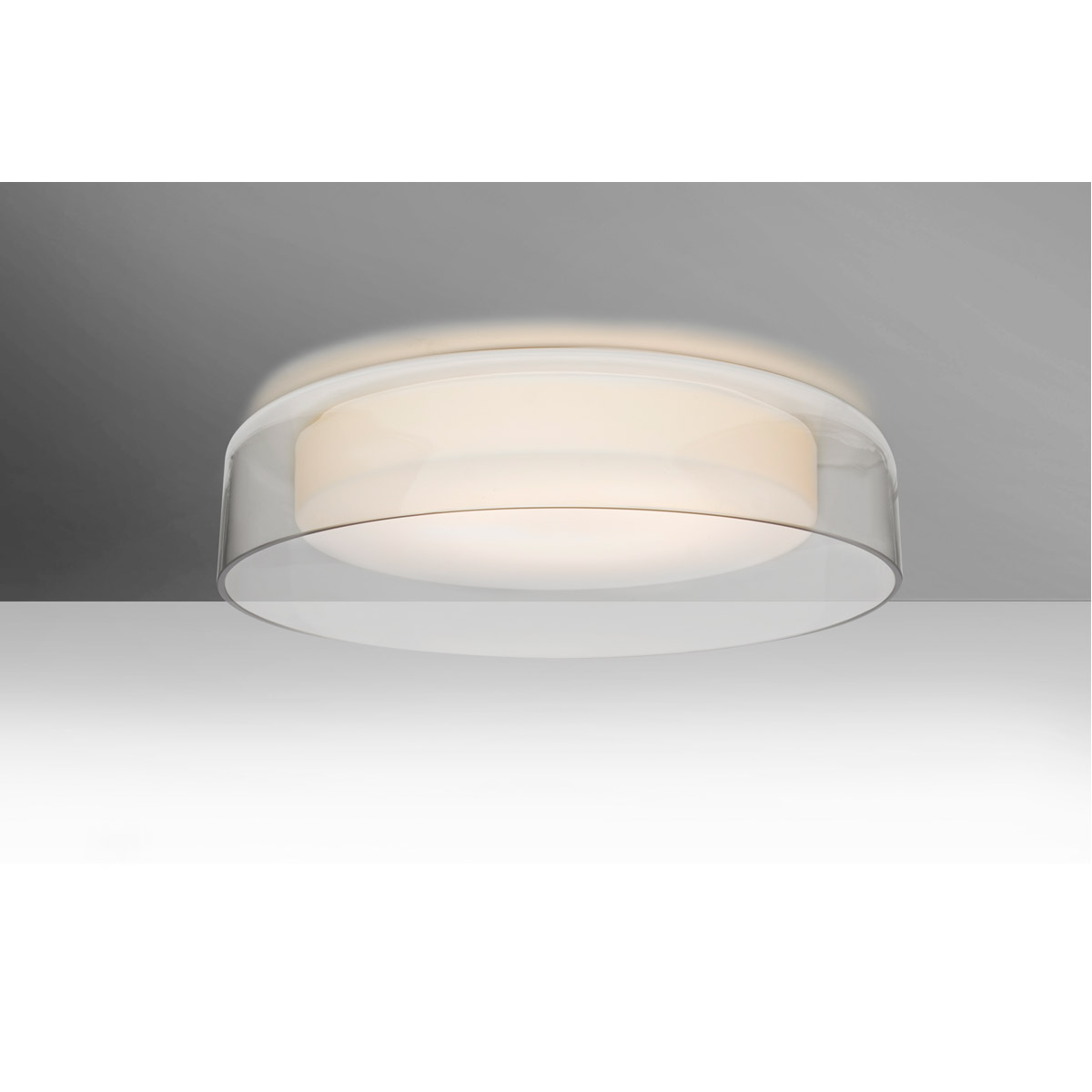 Besa Lighting TANGO15CLC-LED Tango 1 Light 16 inch Flush Mount Ceiling ...