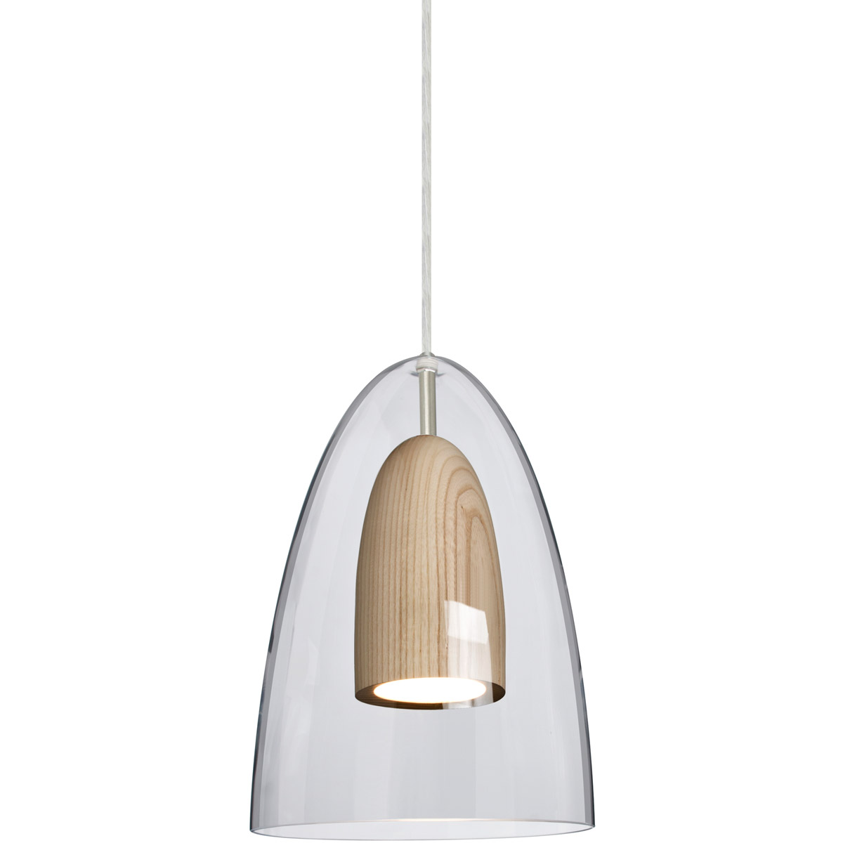 Besa Lighting 1JT-DANOCLNA-LED-SN Dano LED Satin Nickel Pendant Ceiling ...